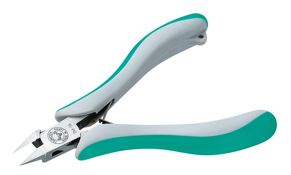 プラモデルやプラスチック成型のゲ−トカット専用工具です。 鋭角な刃先で狭い箇所に入り込む。 バネ付ですので、連続作業での負担軽減。 商品詳細 〜Trinity　ニッパ−　120mm　TM-16〜 プラモデル等のパーツ切り出しに便利です。 ＜...