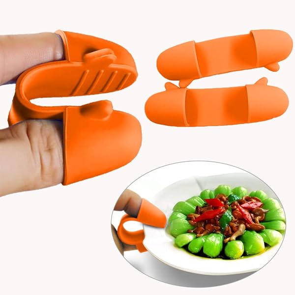 ミトン 鍋つかみ 耐熱シリコン シリコングローブ 鍋つかみ 滑り止め 耐熱温度250℃ 左右兼用 キッチン用品 （2個セット オレンジ）ブランドWinuin色2個セット オレンジモデル商品説明【商品概要】【商品仕様】 商品サイズ：9*2.5...