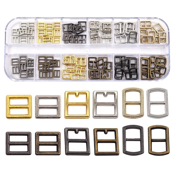 sempiterno 120個 3種類 ミニ コキカン 日の字型 ミニチュア バックル 角カン コキカン 内寸 4mm DIY補助材料 縫製材料 (4mm, 4色ブレンド)ブランドsempiterno色4色ブレンドモデル商品説明【商品概要】...