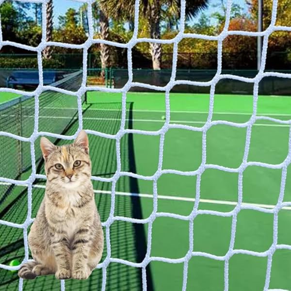 MUYYIKA 安全ネット 猫 バルコニーネット ペット 防護ネット 侵入 脱走防止 落下 転落防止 フェンス 簡単取り付け 結束バンド付き (1x2m, ホワイト)ブランドMUYYIKA色ホワイトモデル商品説明【商品概要】【ロープネット素...