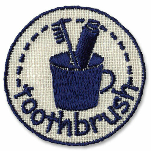 目じるし・ワンポイントに☆ ◇サイズ 直径約4cm ◇アイロン接着タイプ　