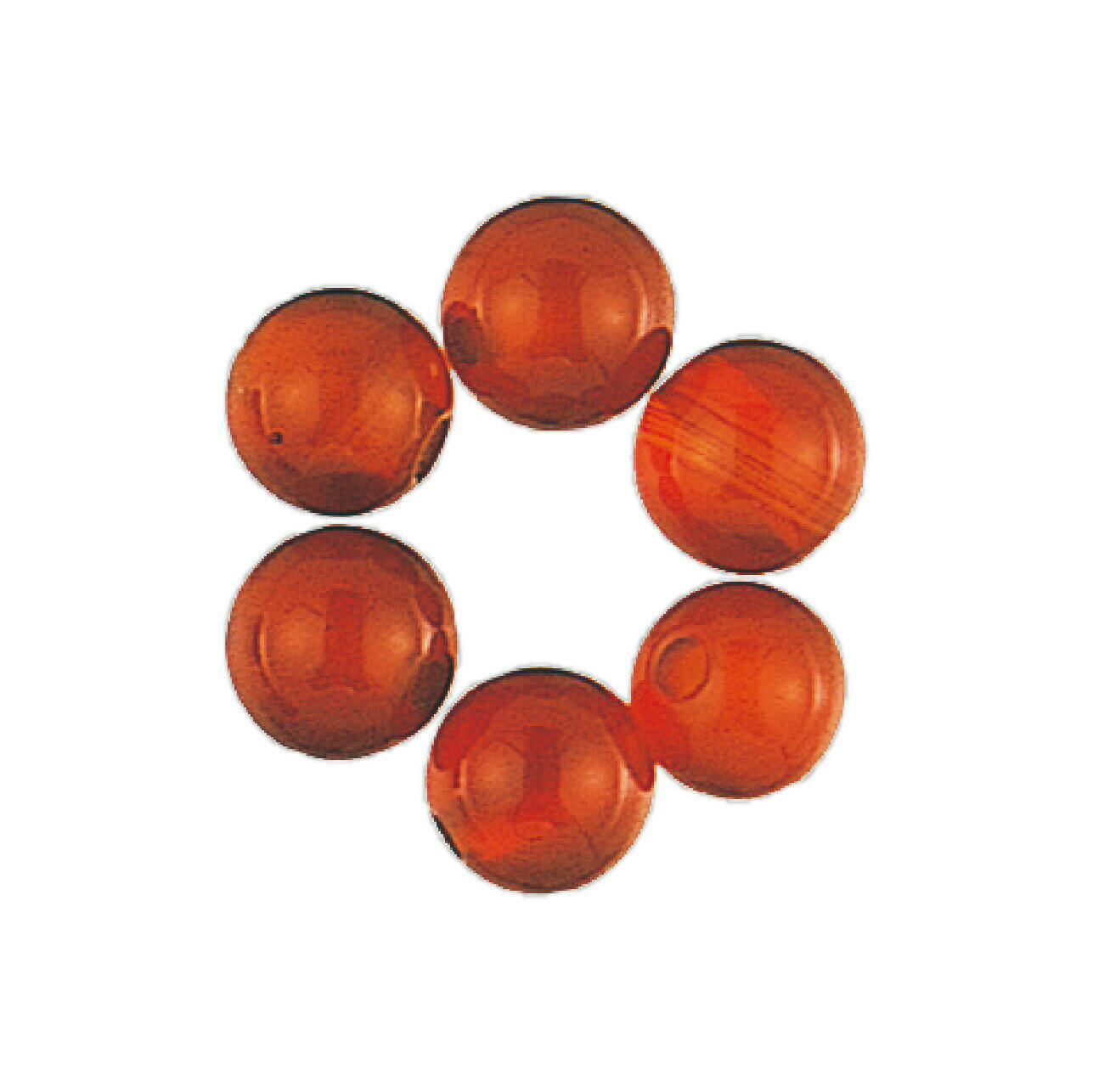 サイズ：6mm カラー：メノー 入数：6個 素材：天然石 ※天然石につきましては、サイズ、色、穴の位置などにはバラつきがございますのでご了承ください。　