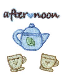 四葉のワッペンです。 コットンやリネンの生地にぴったりです。 ■サイズ　約大約3.5cm、小1.8m　文字5.5cm ■アイロン接着　