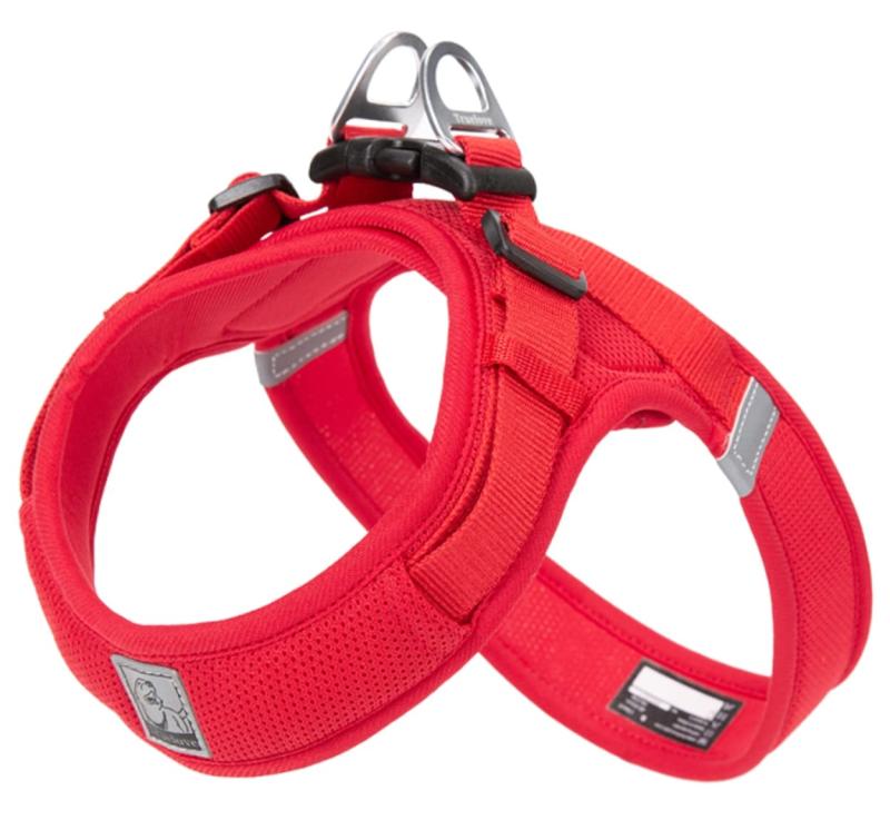 cocomall 喉に優しい犬ハーネス 2023最新 TRUE LOVE 犬用ハーネス 犬用胴輪 ドッグ ペット用品 ハーネスリード 3M反射材料 訓練 ナイロン製 超型犬、小型犬、中型犬に向け 通気性 調節高級なナイロンメッシュ素材：愛犬...