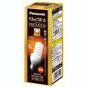 パナソニック 電球形蛍光灯 D形(発光管露出形) 電球60Wタイプ 電球色 E26口金 パルックボール プレミアQ EFD15EL/10HS複数店舗にて販売をしておりますため、在庫データの更新が間に合わず、欠品にも関わらず、注文ができる場合...