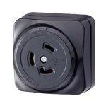 パナソニック(Panasonic) 接地2P30A 引掛露出コンセント ブラック WK2330カラー:ブラック種類:引掛露出コンセント 種別:コンセント 形状:露出型定格電流:30A 定格電圧:250Vプラグ側形状:引掛 コンセント側形状:...