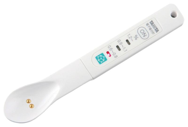 タニタ 塩分計 しおみスプーン SO-302 ホワイト D1.3xW16xH2.8cm4904785630215複数店舗にて販売をしておりますため、在庫データの更新が間に合わず、欠品にも関わらず、注文ができる場合がございます。その際は、キャ...