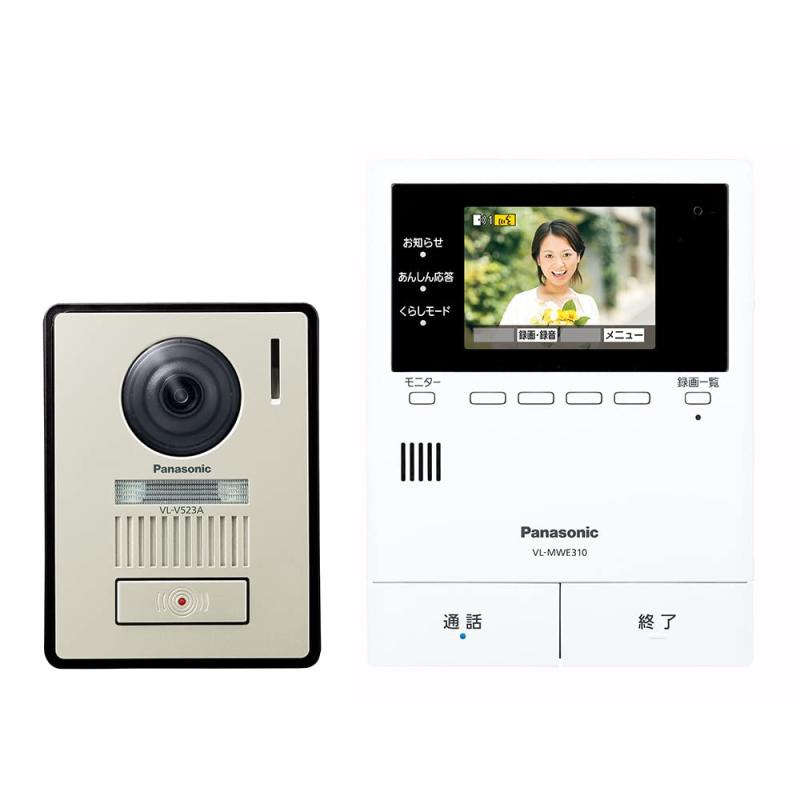 [パナソニック] テレビドアホン 宅配ボックス連携 COMBO COMBO-LIGHT あんしん応答機能 火災報知器連動 モニター 3.5型カラー液晶 玄関子機 露出型 VL-SVE310KLA【特徴】宅配ボックスとの連携が可能なテレビドア...