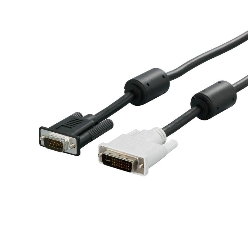 バッファロー BUFFALO DVI-Iアナログ変換ディスプレイケーブル フェライトコア付き 同軸タイプ BSDCDA15本製品は「D-sub15ピン」コネクタの規格に適合した製品です。規格の仕様上、データ転送に使用しないピンがあるため、製...