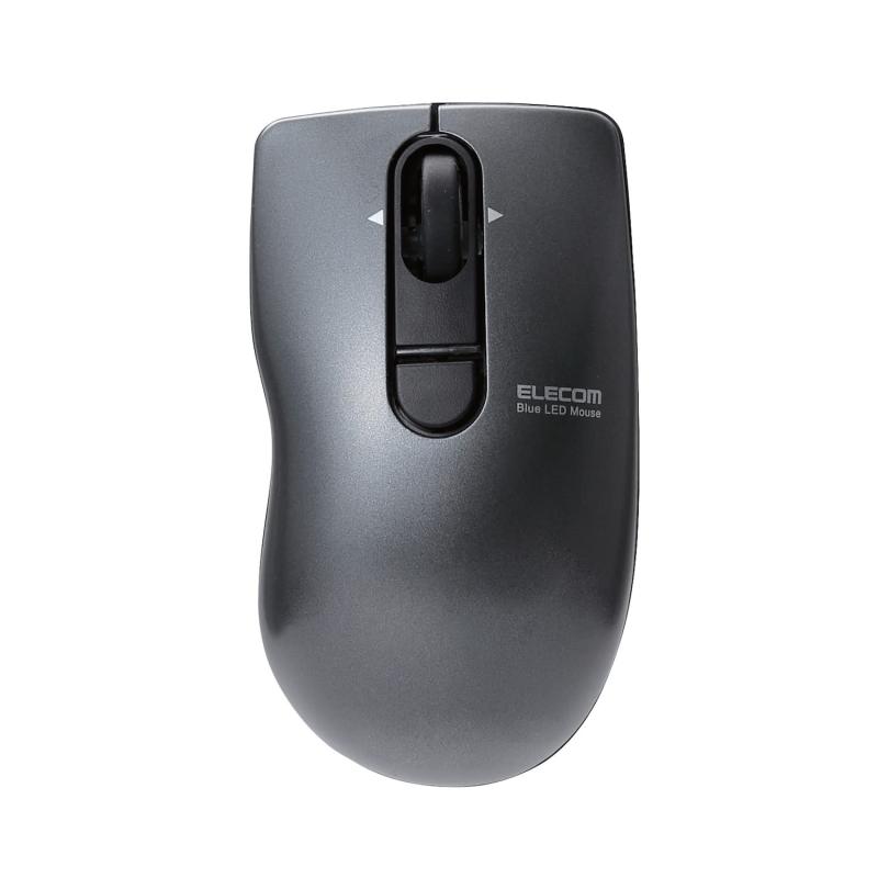 エレコム マウス ワイヤレス (レシーバー付属) Sサイズ 小型 3ボタン チルトホイール Micro Grast Switch ビット ブラック M-FBG3DBBK本体表面にこまめに電源をON/OFFできるエコボタンを装備した、2.4G...