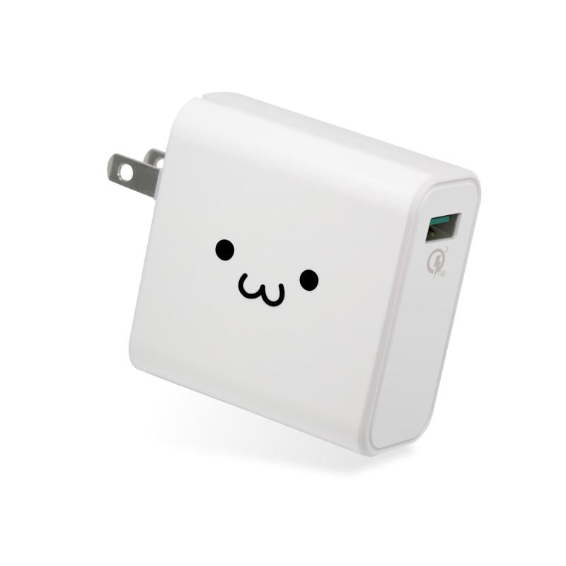 エレコム AC充電器/QuickCharge3.0対応/USB1ポート/ホワイトフェイスこの商品はiPhone 13 mini / iPhone 13 / iPhone 13 Pro / iPhone 13 Pro Max にも対応していま...