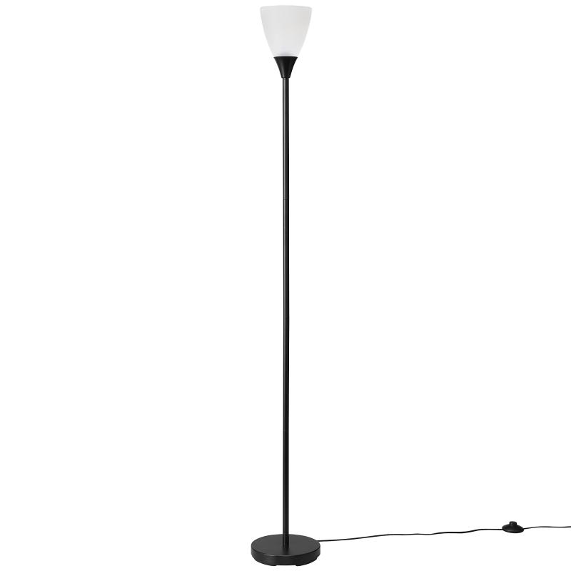 フロアスタンド ブラック_TF-YN10CW-K 06-1640 オーム電機お部屋の雰囲気づくりに電球別売（適応電球サイズは口金E26）カラーはブラック複数店舗にて販売をしておりますため、在庫データの更新が間に合わず、欠品にも関わらず、注文...