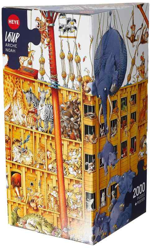 HEYE Puzzle ヘイパズル 25475 Jean-Jacques Loup : Arche Noah (2000 pieces)本体サイズ :68.8 x 96.6 cm主な製造国 :チェコ共和国複数店舗にて販売をしておりますため、...