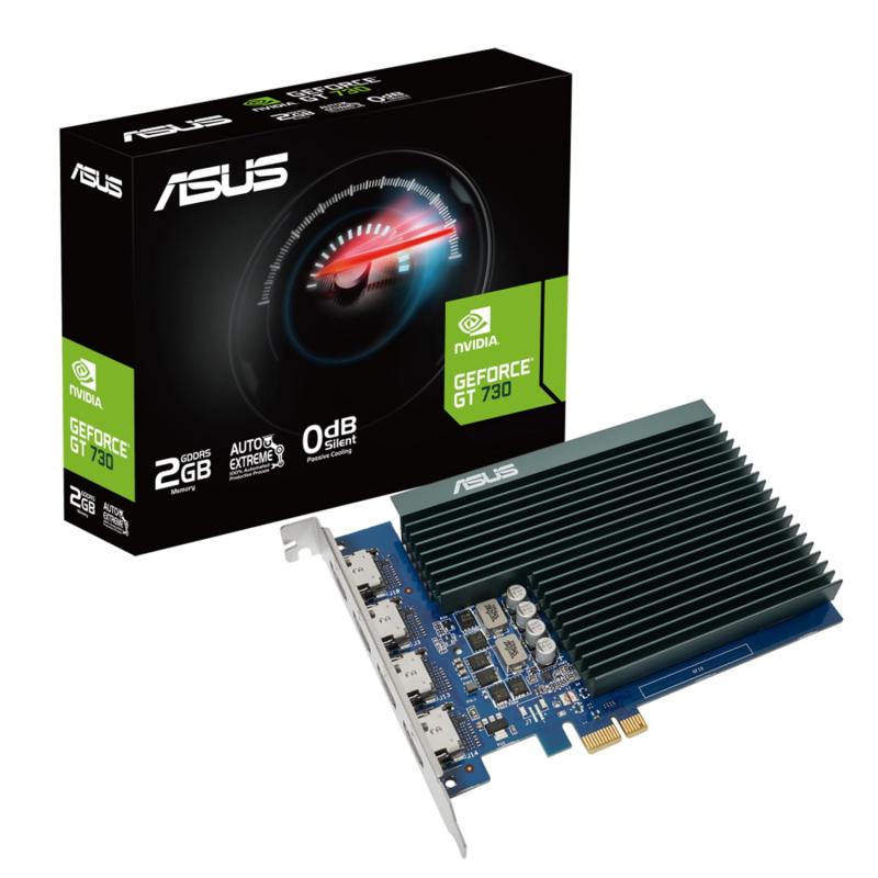 ASUS NVIDIA GeForce GT730 ファンレスモデル 2GB GT730-4H-SL-2GD54倍のHDMIポートにより、最大4台のディスプレイでマルチモニターの生産性を向上シングルスロット設計は小型の筐体にフィットし、PC...