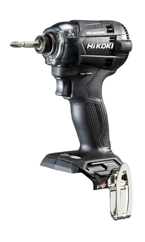 HiKOKI(ハイコーキ) 18V 充電式 インパクトドライバー WH18DC ストロングブラック バッテリー・充電器・ケース・ビット別売 WH18DC (NNB)トリプルハンマ採用でクラス最速ねじ締め　2022年7月現在。国内電動工具メー...