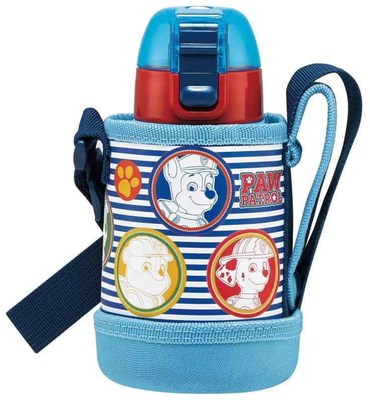 スケーター(Skater) 水筒 パウ・パトロール 400ml 子供用 カバー付き KSTCH4-Aサイズ:直径9.5×高さ17.5cm 容量:400ml素材・材質：内びん・胴部/ステンレス鋼 カバー/綿・ポリエステル付属品:肩ベルト・水筒...