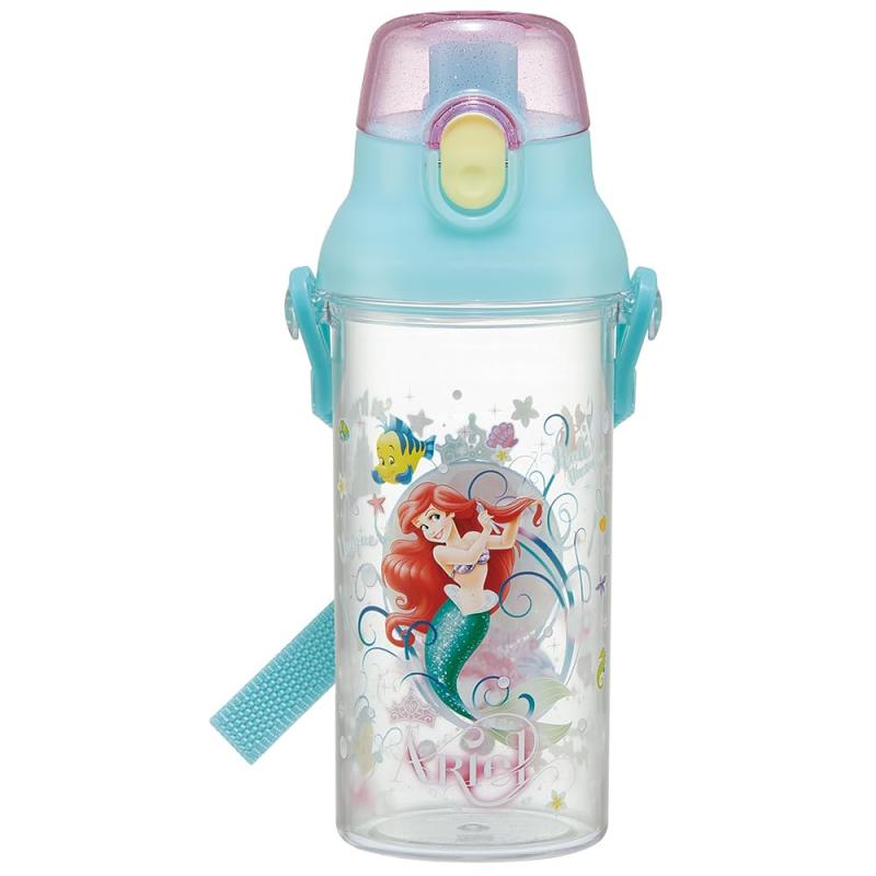スケーター(Skater) 水筒 480ml ディズニー アリエル 24 プラスチック製 クリアボトル 子供用 日本製 PSB5TR-Aサイズ：横9.5×径7.9×高21cm材質：キャップ・本体：飽和ポリエステル、フタ・ベルト：ポリプロピレ...