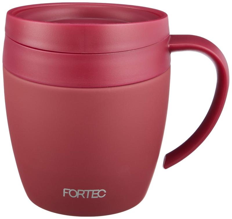 和平フレイズ マグカップ 280ml レッド 蓋付き 保温 保冷 オフィスマグ フォルテックハウス RH-1286サイズ:約9×12.2×11cm生産国:中国本体:ステンレス鋼、飲み口:ポリプロピレン、パッキン:シリコーンゴム保温効力:65...