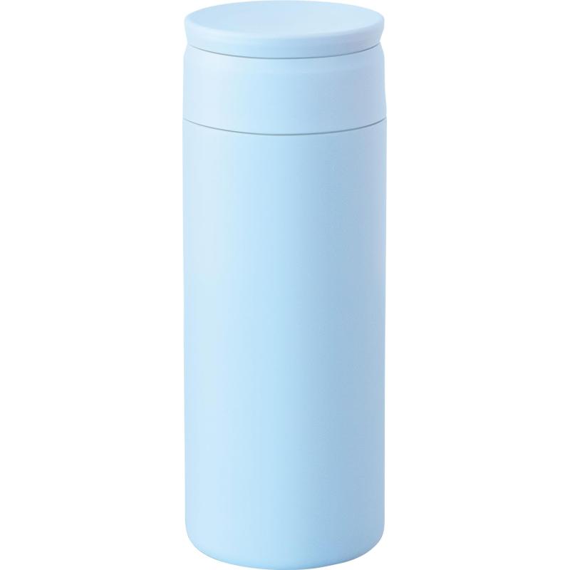 和平フレイズ 食洗器対応 シームレス 水筒 マグボトル 350ml ライトブルー スクリュー栓 真空断熱ボトル 保温 保冷 RH-1687内ビン:ステンレス鋼、胴部:ステンレス鋼、中栓:PBT樹脂(耐熱温度100度)、パッキン:シリコーンゴ...