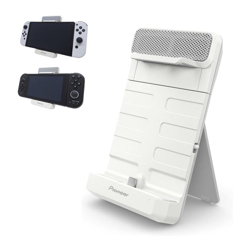 パイオニア(Pioneer) ポータブル ゲーミングスピーカー（ホワイト）SOUND TECTOR USB Type-C Switch/Switch Lite/Switch OLED/Pimax (Switch 2非対応) 動画や音楽の再生...
