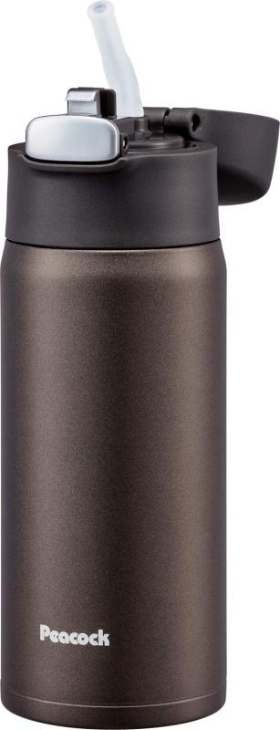 ピーコック魔法瓶工業(The-peacock) ピーコック 水筒 マグボトル ブラウン 保温 保冷 0.4L ステンレス ボトル ストロータイプ APA-40 Tサイズ(約):幅6.6×奥行7.1×高さ19cm、口径/4.4cm素材・材質:...