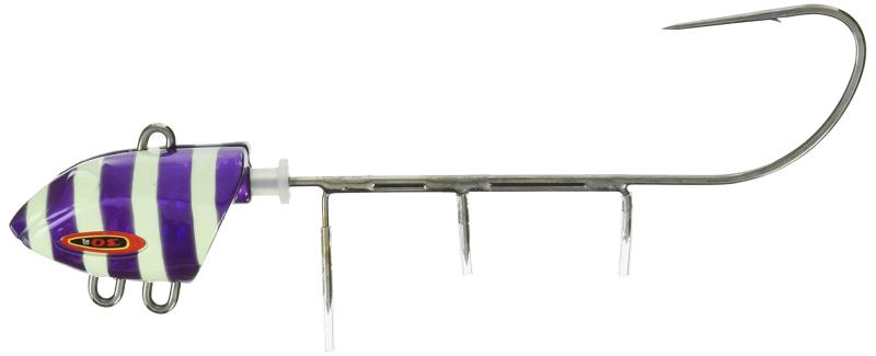 JACKALL(ジャッカル) 替鈎式アンチョビドラゴンテンヤ50 パープル/グローストライプWeight:50号(190g)ヘッド+固定パーツ付フックx1、エサ巻きワイヤーx1複数店舗にて販売をしておりますため、在庫データの更新が間に合わず...