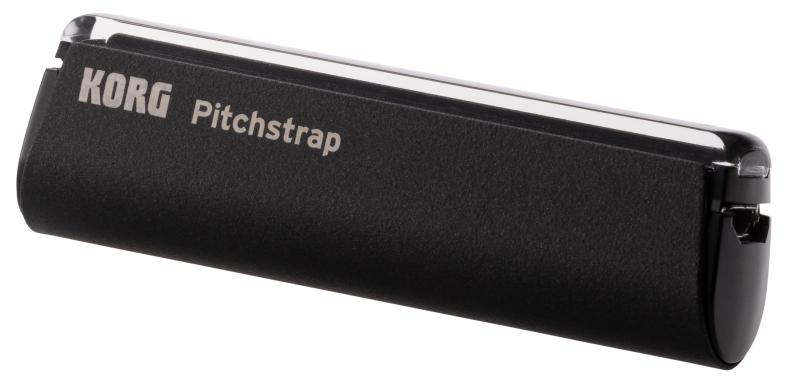 KORG(コルグ) ギター/ベース用チューナー Pitchstrap ストラップに装着/±0.1セントの高精度/USB充電方式/日本製 ブラック PST-1 BKストラップに装着する全く新しいチューナー。ストラップに伝わるギター、ベースの弦...