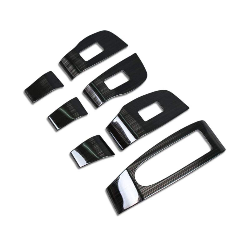 RUIQ 新型 マツダ3 セダン/ファストバック BP系 2019.06~ 専用 内装 ドア ウィンドウ ボタン スイッチ パネル カバー ガーニッシュ Mazda3 Mazda 3 専用 設計 (黒色)1.適合車種:マツダ3 セダン（Ma...