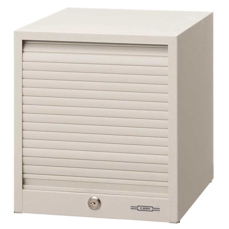 ライオン事務器 シャッター付き レターケース No.135PT A4判【サイズ】W277×D373×H293mm/4.6kg【引出し内寸法】W23.3×D31.5×H30cm【規格】A4判/縦型/5段【本体背面】セキュリティホール付(3×7...