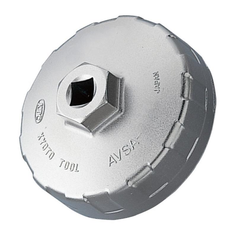 京都機械工具(KTC) カップ型オイルフィルターレンチ AVSA-A74メーカー品番：AVSA-A74呼び寸法：A75、適用径：φ81厚さ：35、形状：15山重量：90g生産国：日本製複数店舗にて販売をしておりますため、在庫データの更新が間...