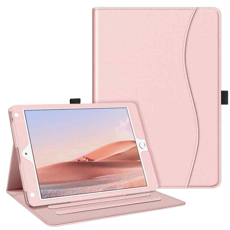 Fintie iPad 9.7 ケース 2018/2017 /Air 2 / 1 ケース PUレザーカバー 9.7インチ 保護カバー(ローズゴールド)【対応機種】 2018年発売のiPad 9.7インチ （モデル番号： (A1893、A19...