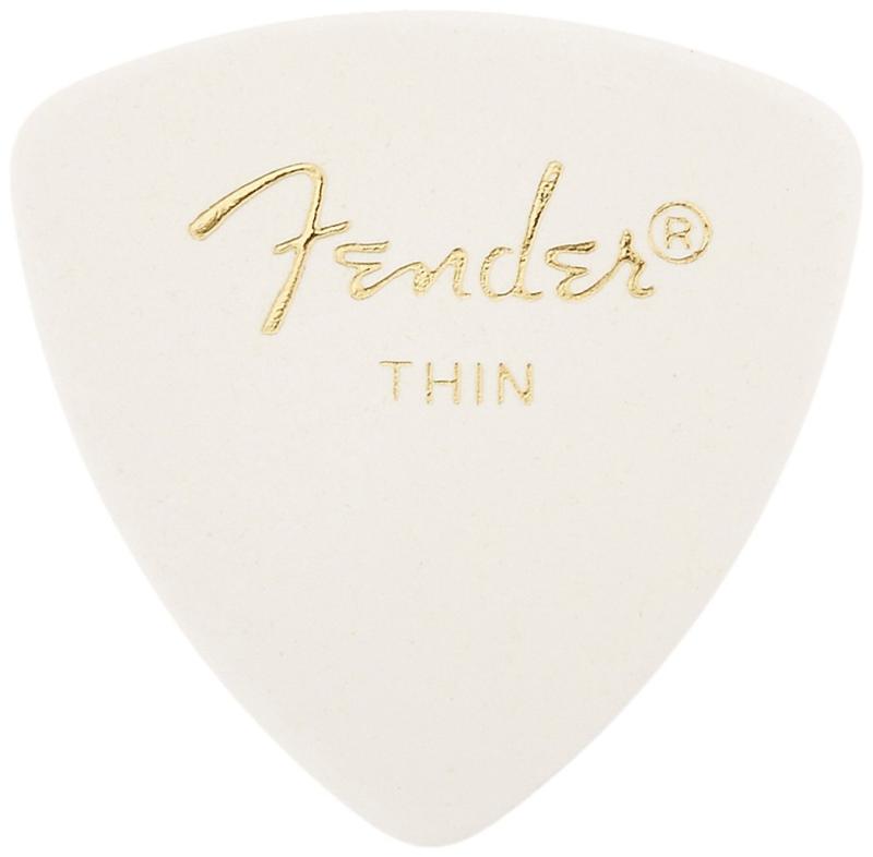 Fender ピック 346 SHAPE CLASSIC CELLULOID PICKS - 72 COUNT,THIN WHITE72枚セットクラシックセルロイド製ピック幅の狭いティアドロップシェイプ厚さの種類が豊富複数店舗にて販売をして...