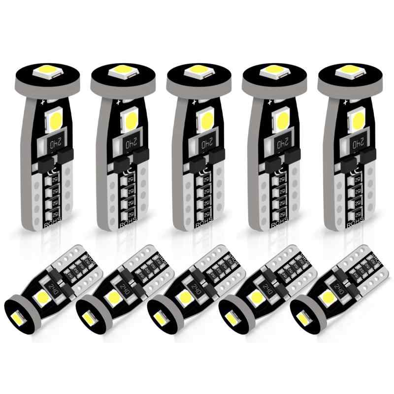 TORIBIO 車用 LEDライト 超高輝度 バックランプ LEDランプ 汎用 (T10 12V 10個)ブランド名：TORIBIO（登録第6135494号)。車、SUV、バン、オートバイ、スクーター、トレーラー、RVの車のRV Campe...