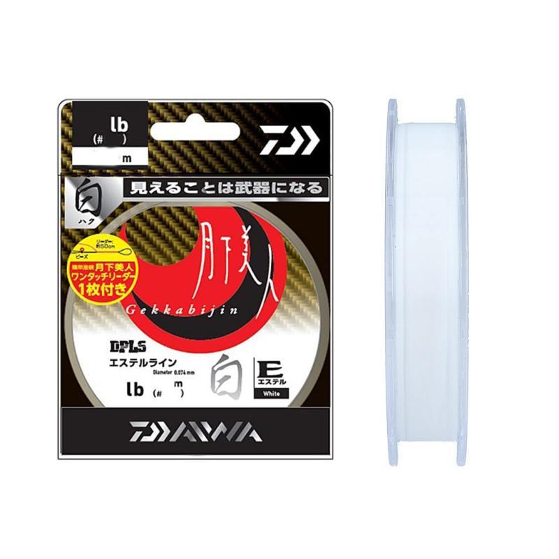 ダイワ(DAIWA) エステルライン 月下美人 TYPE-E(エステル) 白(ハク) 1.75lb. 200m 白lb：1.75号数：0.35糸巻量(m)：200カラー：白(ハク)複数店舗にて販売をしておりますため、在庫データの更新が間に合...