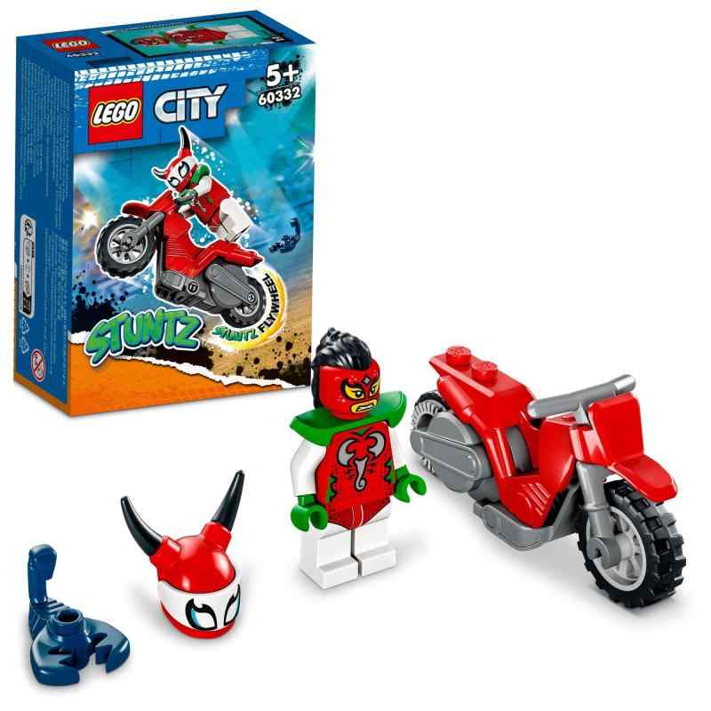 レゴ(LEGO) シティ スタントバイク <スコーピオン> 60332 おもちゃ ブロック プレゼント 乗り物 のりもの 男の子 女の子 5歳以上フライホイールのスタントバイク – レゴシティ スタントシリーズのミニフィギュアと...