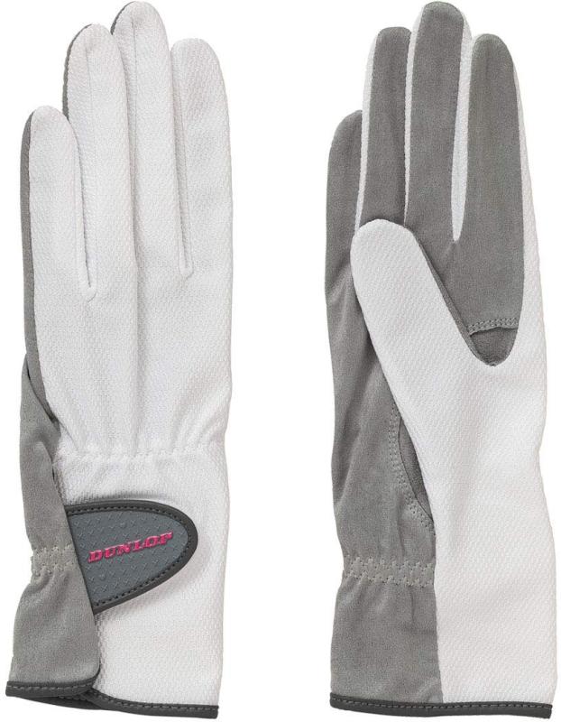 ダンロップ(DUNLOP) テニス グローブ 両手セット ホワイト L TGG0115W素材:ポリエステル、ポリウレタンサイズ:S(18~19cm)、M(20~21cm)、L(22~23cm)原産国:インドネシア機能:UVカット、吸水速乾、...