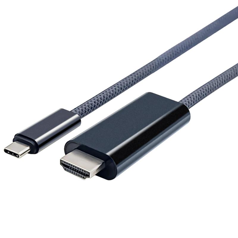 セイワ(SEIWA) HDMI変換ケーブル USB Type C to HDMI 【ケーブル長 1.8m】 【充電しながら投影可能】IMP329 4K 60hz 映像出力 ナイロン PD充電対応 スマホ カーナビ TV Switch 対応 ...