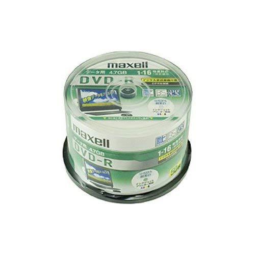 maxell データ用DVD-R 4.7GB 16倍速 CPRM対応 インクジェットプリンター対応 (50枚スピンドル DRD47WPD.50SP規格:-R / 容量(GB):4種類:PC用 / 記録面:片面1層 / 16倍速入数:50盤面...
