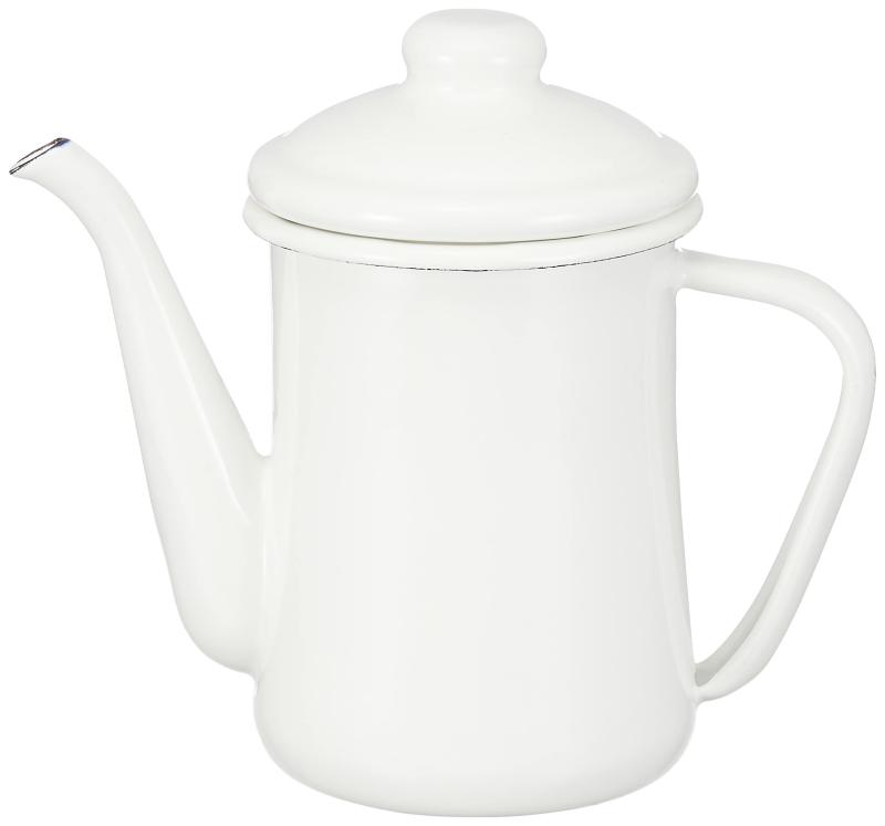 パール金属 コーヒー ドリップポット 0.6L ホーロー ブランキッチン ホワイトHB-3680サイズ:(約)幅17.5×奥行9.5×高さ15.5cm素材・材質:表面加工/ほうろう、材料の種類/本体/ほうろう用鋼板(底の厚さ0.6mm)、ふ...