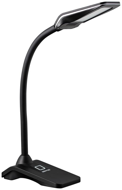 GENTOS(ジェントス) LEDデスクライト 眼の事を考えたデスクライト ルミリオン R269 【明るさ 460ルーメン】 ブラック DK-R269BKサイズ:約幅75×奥行250×高さ295mm、本体重量:約580gセット内容・付属品:...