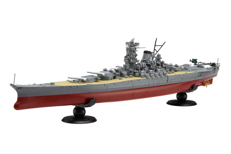 フジミ模型 1/700 艦NEXTシリーズ No.1 日本海軍戦艦 大和 (旧タイプ台座) 色分け済み プラモデル 艦NX1艦船モデルに新たな一石を投じる新コンセプトキット。 多色成形で塗装不要とし、スナップオン化で接着剤も不要です。 各部...