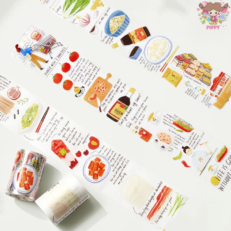 商品詳細 商品名 The Washi Tape Shop マスキングテープ　 柄名 Dinner Time（型抜き） 商品説明 柔らかい質感の、半透明の白い紙でできています。 サイズ 60mm×100cm　1ループ：100cm 素材 和紙 ...