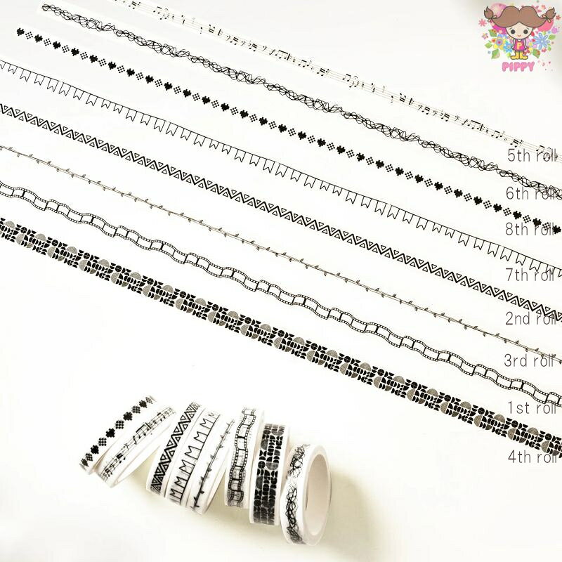商品詳細 商品名 The Washi Tape Shop マスキングテープ　 柄名 Pixel Dash Slim 商品説明 柔らかい質感の、半透明の白い紙でできています。 サイズ 7mm×5m8mm×5m9mm×5m9.4mm×5m9.6...