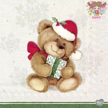 商品詳細 商品名 ドイツのIHR社製 ペーパーナプキン 柄名 Christmas Teddy 商品説明 ドイツのIHR社製 のペーパーナプキン。ヨーロッパならではのエレガントなデザインです。 3枚重ねで厚みがありしっかりとしていることが特徴...