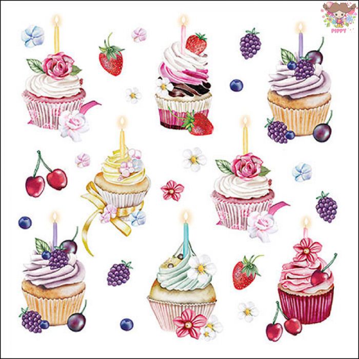 商品詳細 商品名 オランダのAmbiente Europe BV社のペーパーナプキン 柄名 Fruity cupcakes white 商品説明 オランダ　Ambiente Europe BV社のペーパーナプキン。ヨーロッパならではの素敵な...