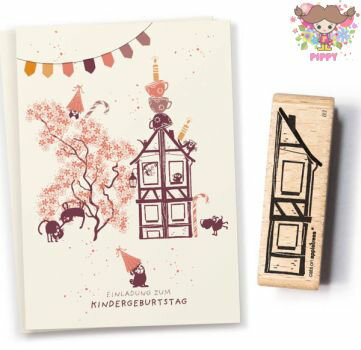 商品詳細 商品名 四角形スタンプ 柄名 House 3 Half-Timbered 商品説明 木製　四角形スタンプ。 押しやすいシャープとどことなく愛らしいアンティーク調のデザイン。手帳やカードメイキング、プレゼント包装など用途は色々！そこ...