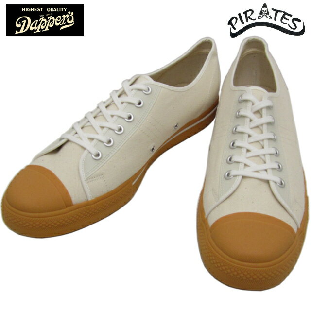 Dapper's ダッパーズ 1960年代に実在した 偶然にも同名のDapper's brandのスニーカーを デザインベースにしました。 ソール、トゥーキャッブに生ゴムの雰囲気を残した 超ローテクなローカット。 間口が広く着脱が楽です。 ...