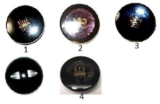 ●色−4色 ●素材−素材−ポリエステル樹脂／ABS樹脂 ●大きさ−15ミリ ★メール便(ゆうパケット)で発送可能です。 ボタン