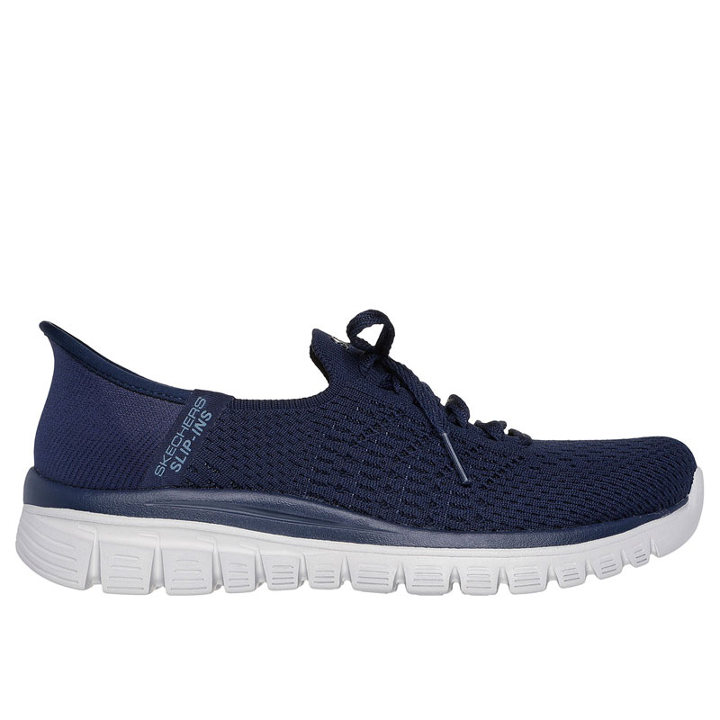 足元を優雅に演出する、履きやすく快適なSkechers Hands Free Slip-ins（スケッチャーズ ハンズフリー スリップインズ） グレースフル - ファースト ブラッシュ。 独自のHeel Pillow（ヒールピロー）を採用し...