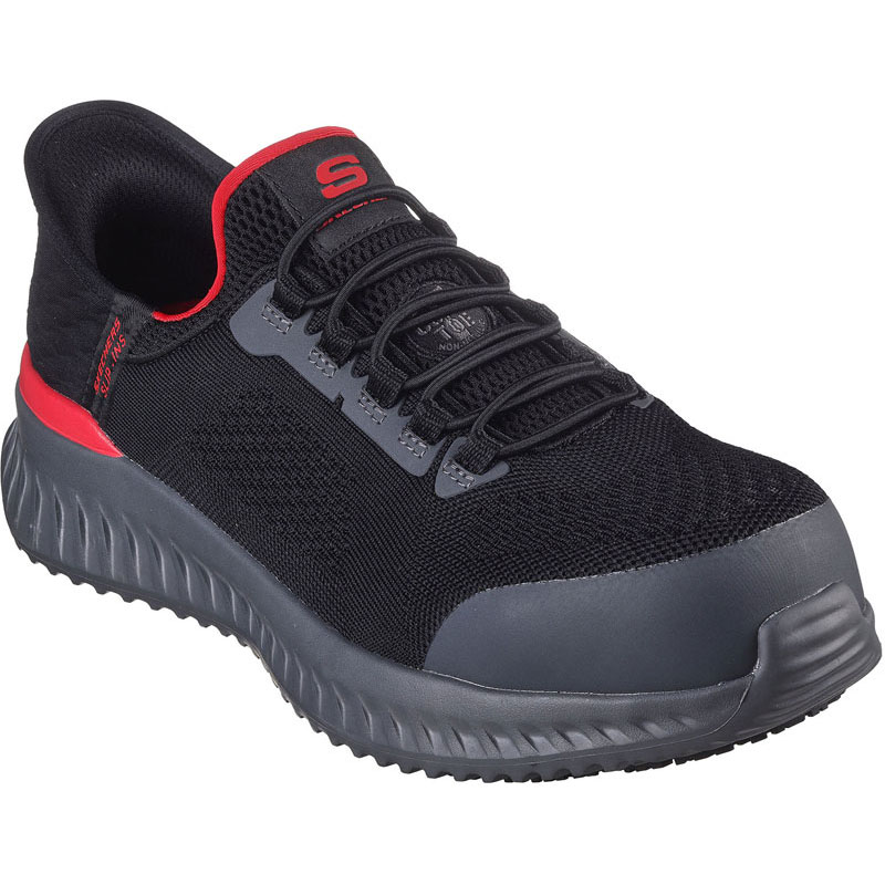 商品の説明 ベストを尽くしたい日に欠かせない、便利で快適性と安全性にも優れたSkechers Hands Free Slip-ins Work:ティリド-フェチット CT。 このスリップオンタイプのワークシューズは、エンジニアードメッシュと...